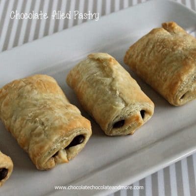 Chocolate filled Pastry - Chocolate Chocolate and More!